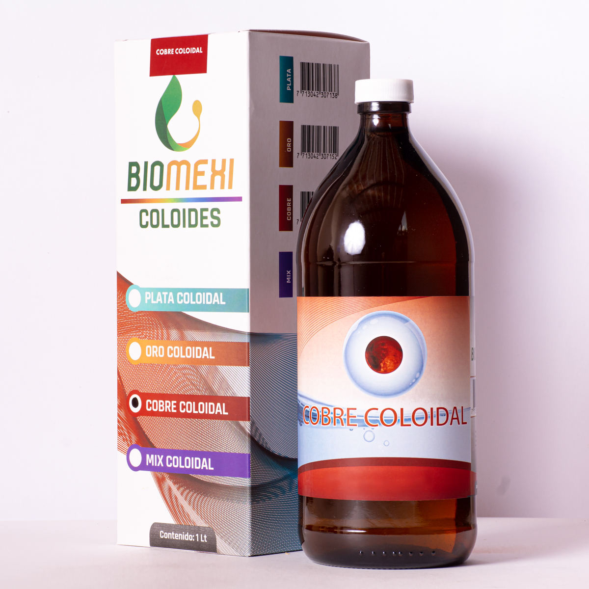Cobre Coloidal 1 Litro 5 ppm – Biomexi